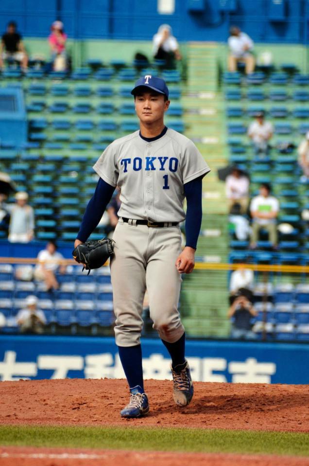 ドラフト候補の東大・宮台 8失点で六回途中降板「自滅ですね」/野球/デイリースポーツ online