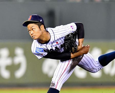 U18・根尾が自己最速149キロ計測 九回に右翼からマウンドへ/野球/デイリースポーツ online