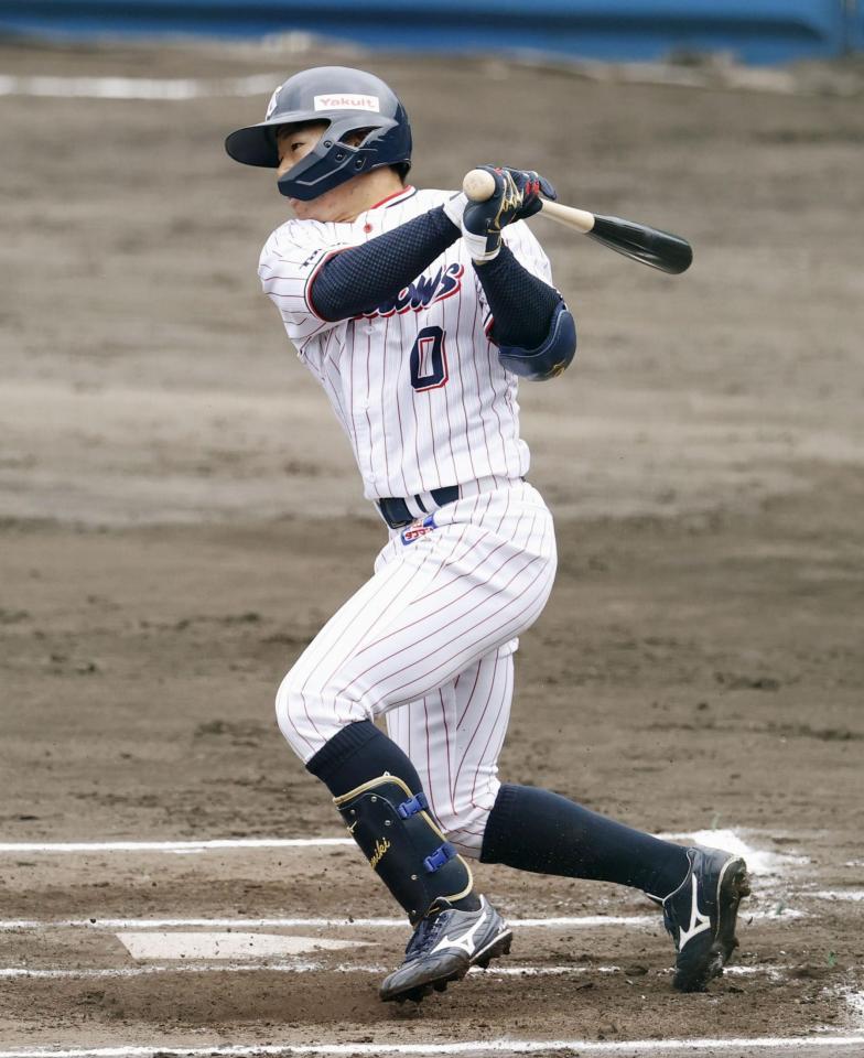 ヤクルト・ドラ5並木 内野安打＆二盗で俊足アピール/野球/デイリースポーツ online