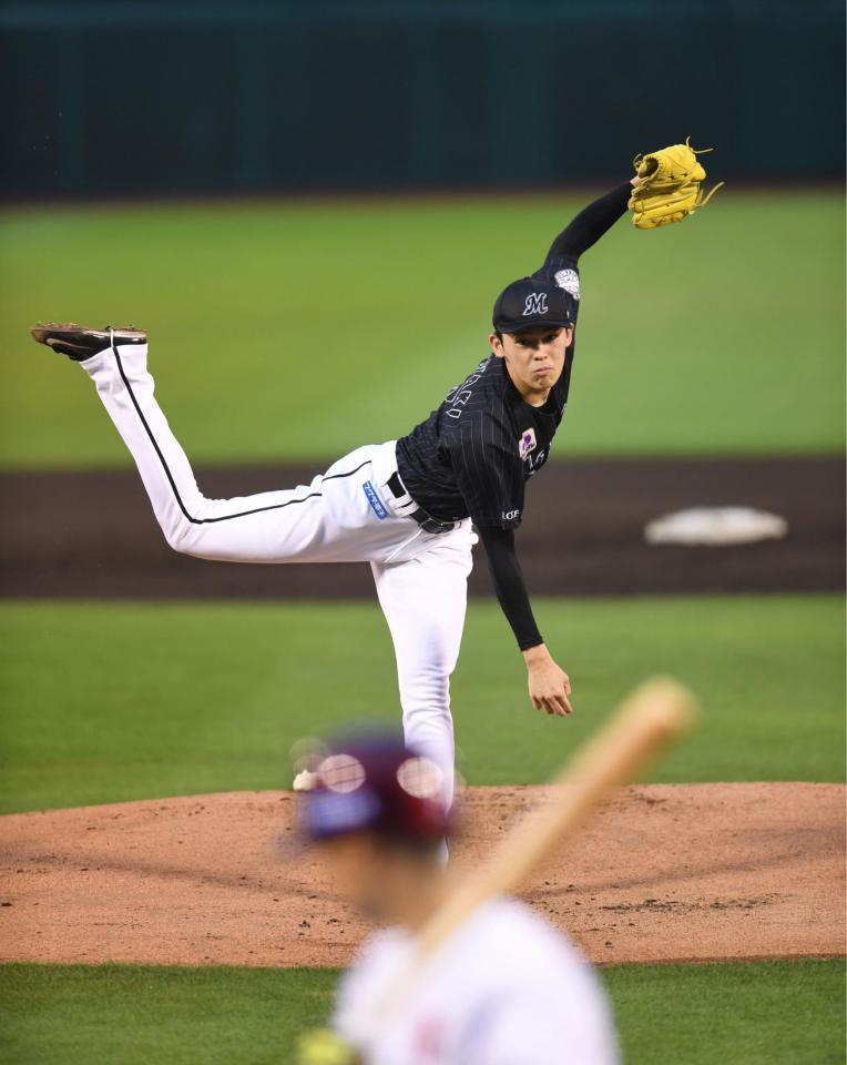 後半戦初登板のロッテ・佐々木朗希、初回失点も3回まで毎回奪三振、最速は158キロ 野球 デイリースポーツ Online