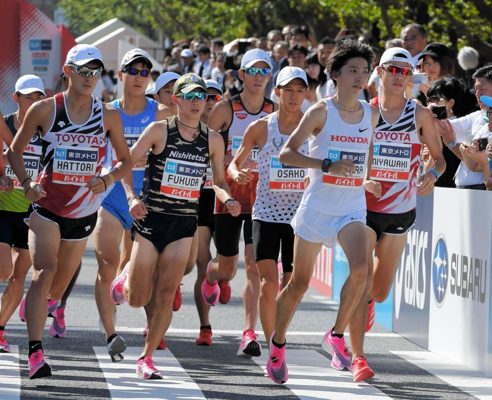 MGC 設楽悠太が37キロ過ぎで集団に追いつかれ離される/スポーツ/デイリースポーツ online