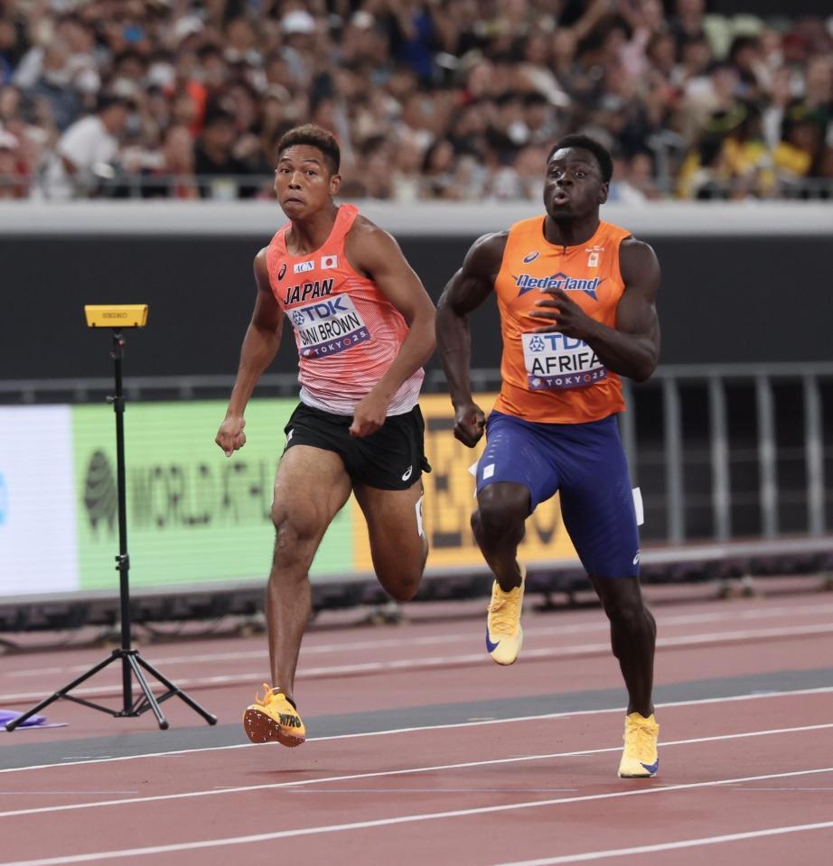 男子100M サニブラウンも7組7着で予選敗退 10秒37に「もったいないことをした」 3大会連続入賞ならず/スポーツ/デイリースポーツ online