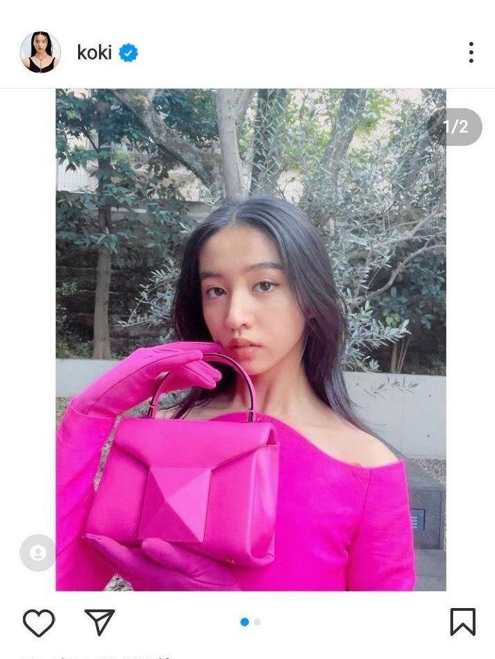 Koki， ヴァレンティノの新作で全身ピンク、総額約140万円 体のけぞり小顔際立つ/芸能/デイリースポーツ online