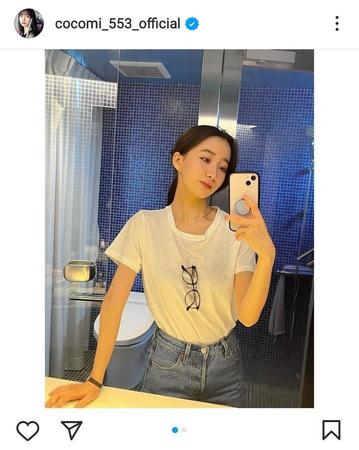 Cocomi 白T＆デニムでウエスト細っ！おしゃれバスルームで自撮り 「あせあせ」事情も綴る/芸能/デイリースポーツ online
