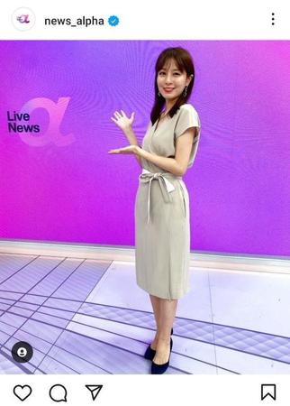 「ニュースα」美貌ドアップの堤礼実アナ 夏先取りワンピに「涼しげシルエット美しい」「癒される」/芸能/デイリースポーツ online