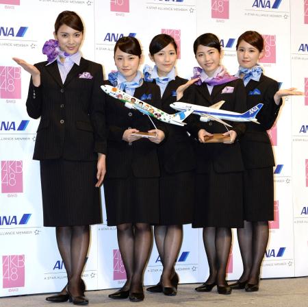 ANAとコラボ！機内でAKB選挙活動/AKB48バックナンバー/芸能/デイリースポーツ online