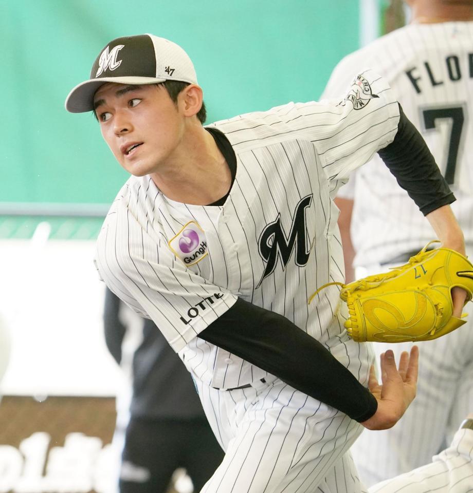ロッテ・佐々木朗希が5日ぶりにブルペン入り 吉井コーチら見守る【npb】 芸能&スポーツ動画 芸能 デイリースポーツ Online