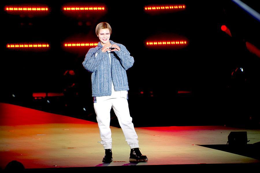 Mattが「関西コレクション」にモデルとして登場、緊張ほぐれハートマークで観客魅了/関西/芸能/デイリースポーツ online