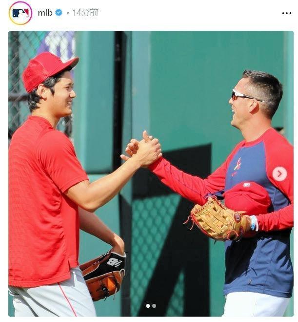 大谷翔平＆ヌートバーの再会をMLB公式も紹介「WBCで優勝した時のことを覚えてますか？」笑顔の3ショットも/大リーグ/デイリースポーツ online