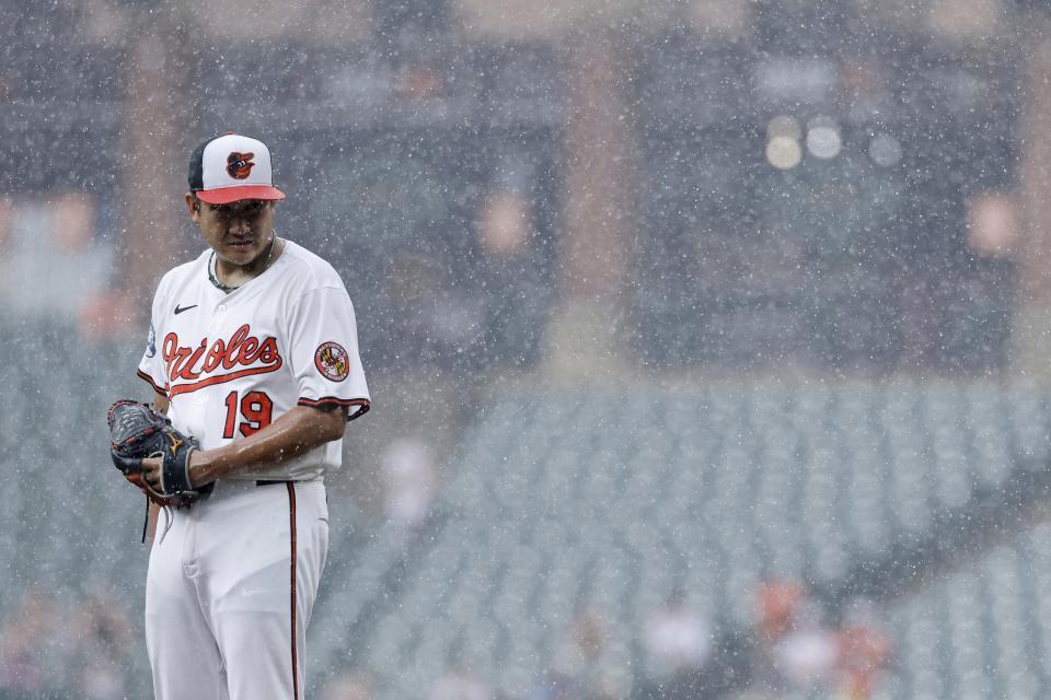 菅野智之、MLB1年目でチーム最多10勝到達 6回途中1失点好投 自身4連勝 最速152・4キロ 降雨2時間中断のため81球で降板/大リーグ/デイリースポーツ online