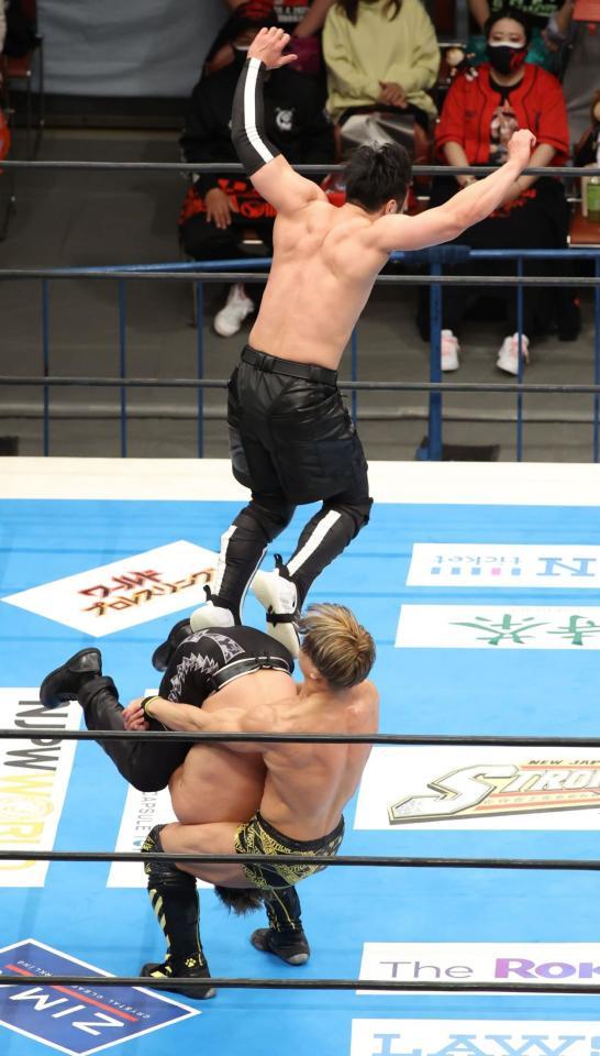 新日本・yohがjrタッグ奪回!10カ月ぶり復帰に涙「プロレスやっててよかった」 ファイト デイリースポーツ Online