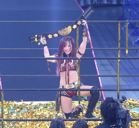 IWGP初代女子王者はKAIRI 岩谷との激闘制す 1・4で中野たむとV1戦/ファイト/デイリースポーツ online