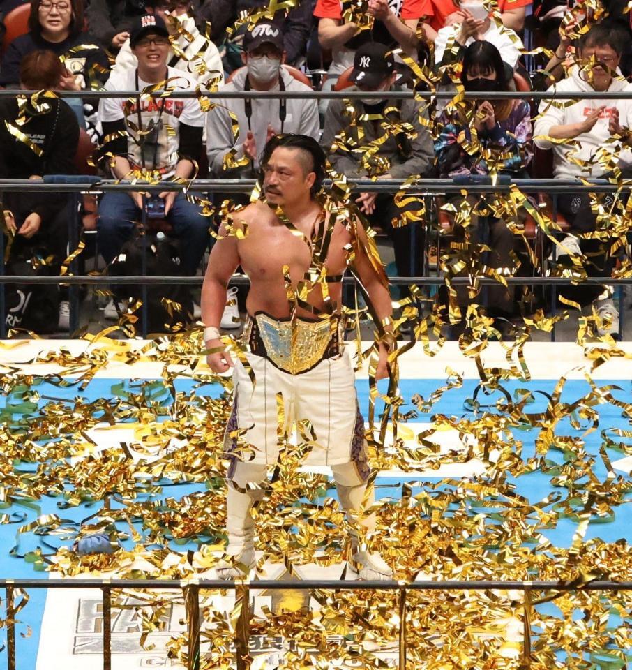 IWGP王者・後藤洋央紀 V3防衛！次は海野だ「若い世代の壁になって引き上げたい」/ファイト/デイリースポーツ online